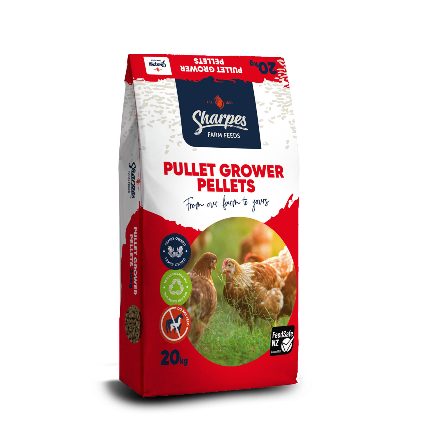 Sharpes Pullet Grower Pellets - Sharpes Feed Barn